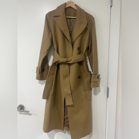 COS | Jackets & Coats | Cos Beige Color Trench Coat | Poshmark